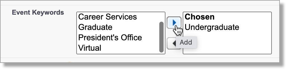 Customizing Events - Liaison